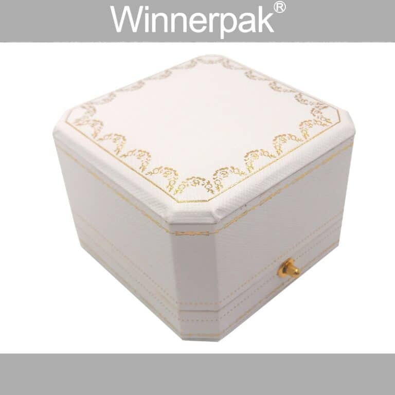 Luxury Cartier-Style Black Leatherette Jewelry Boxes | Winnerpak